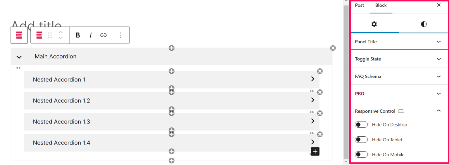 How To Create A Nested Accordion In WordPress - GroundWP