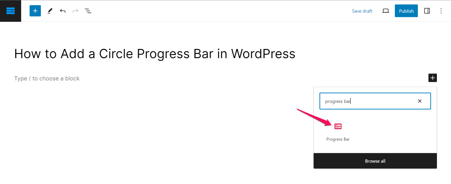 How to Add a Circle Progress Bar in WordPress - GroundWP