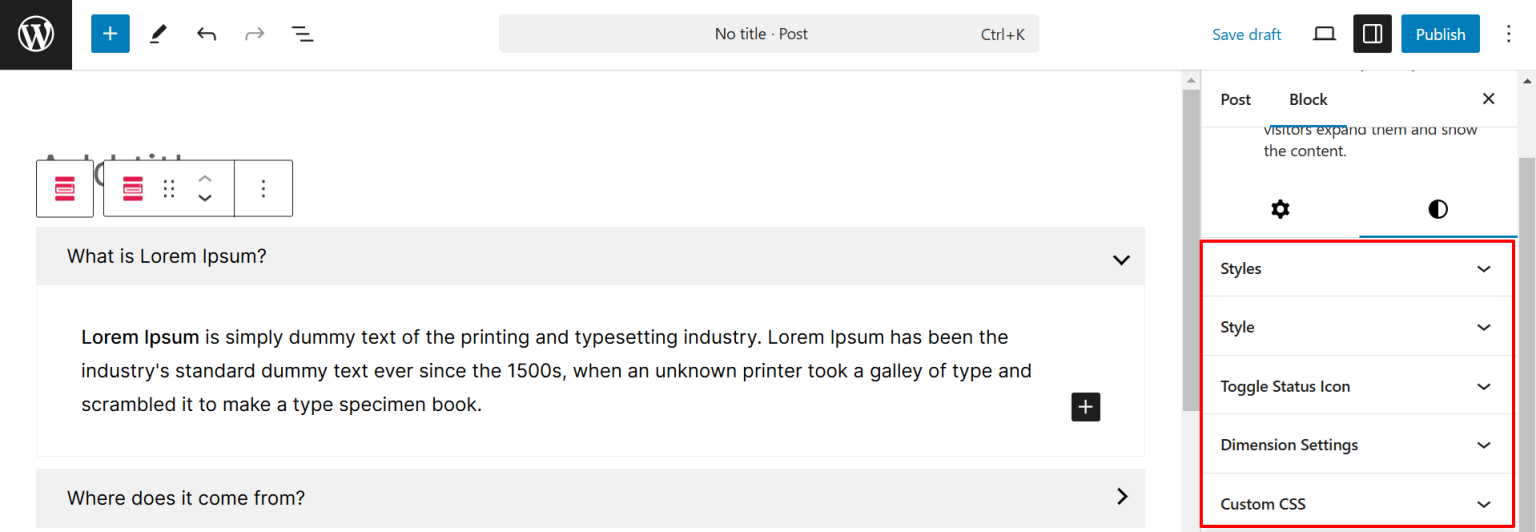 How to Add Accordions in WordPress Block Editor - GroundWP